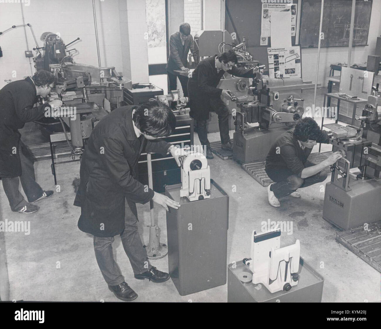 An illustration depicting metalwork technology at Thomond College of ...