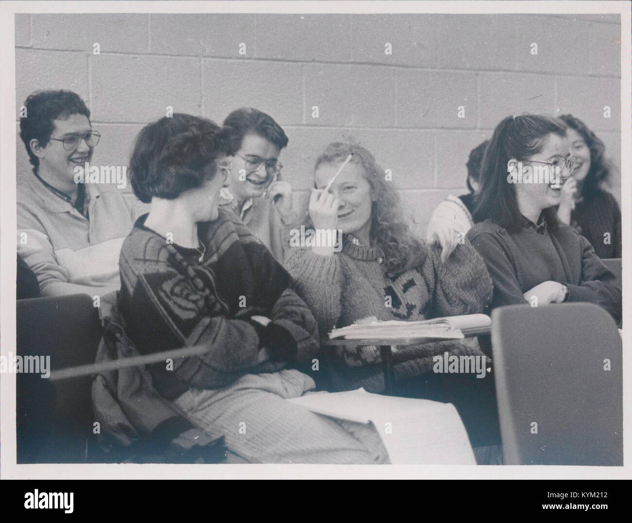 Historic image of students attending a lecture at the University of ...