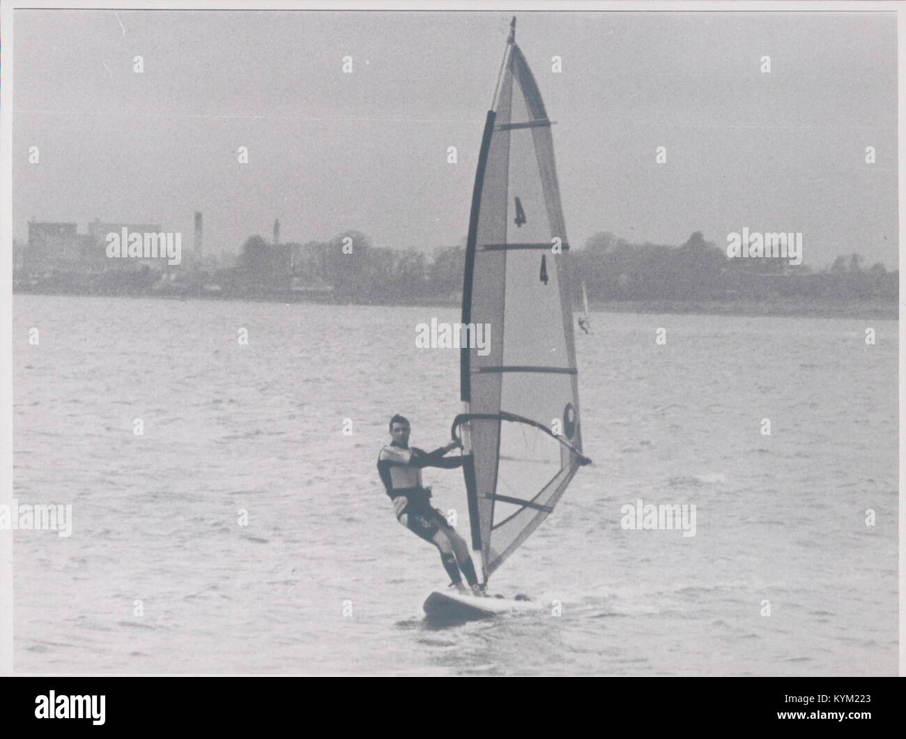 Brian Bryce competing at the Intervarsity Windsurfing Championships on ...