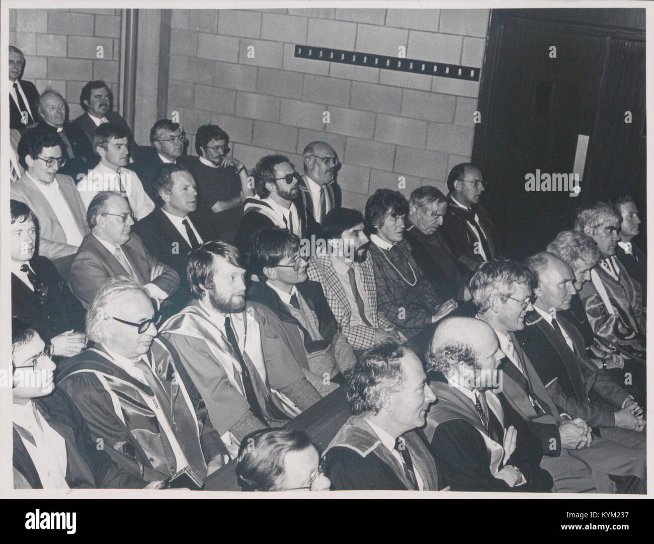 This image captures the audience at the official opening of the Sir ...