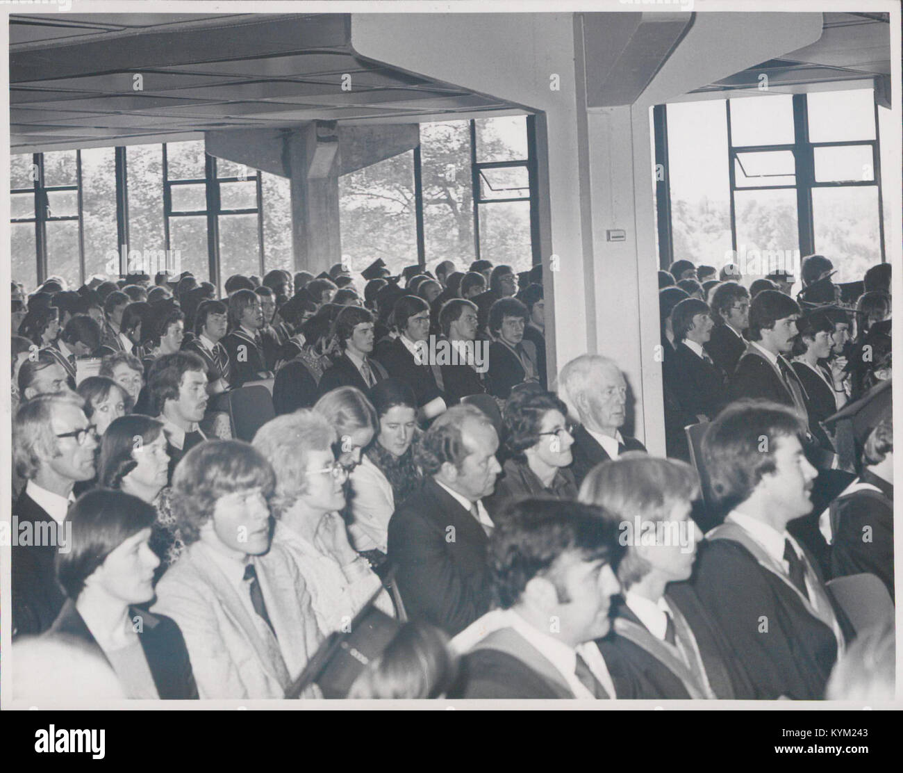 A photograph from the 1979 conferring ceremony at NIHE Limerick ...