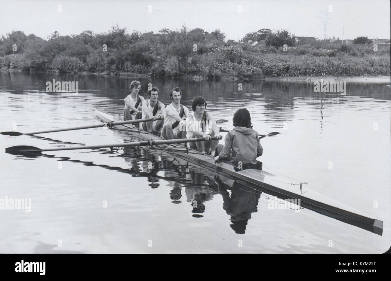 A photograph from the 1970s or 1980s showcasing the winners of the ...