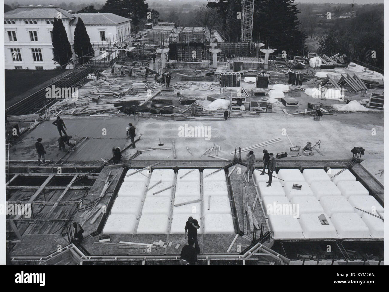 A photograph depicting the construction of Phase 1A of a significant ...