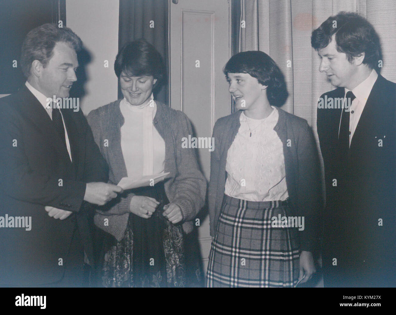 A photograph taken during the presentation of the Stokes Kennedy ...