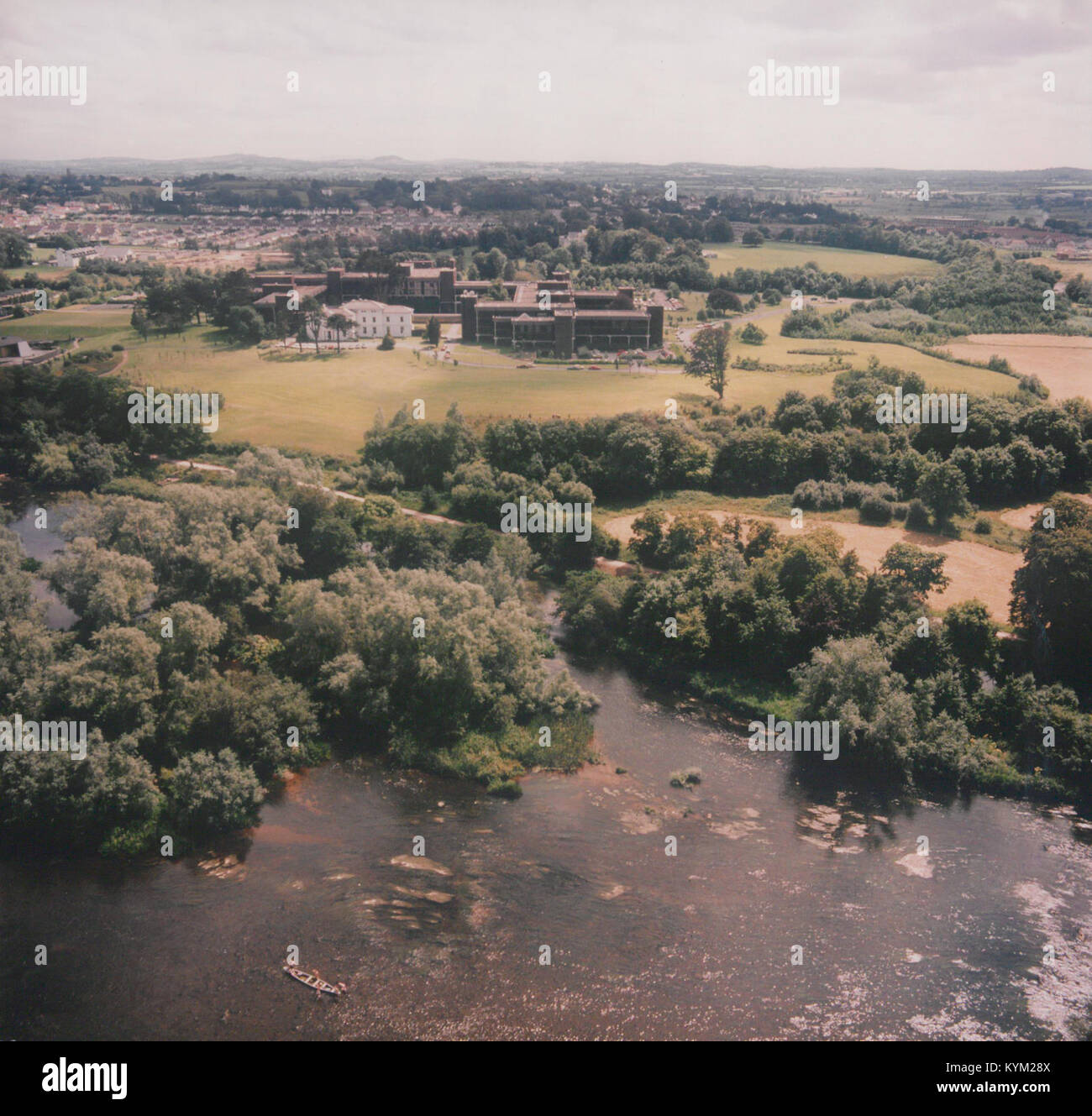 Aerial photograph of a UL (ultra-light) aircraft captured between 1973 ...