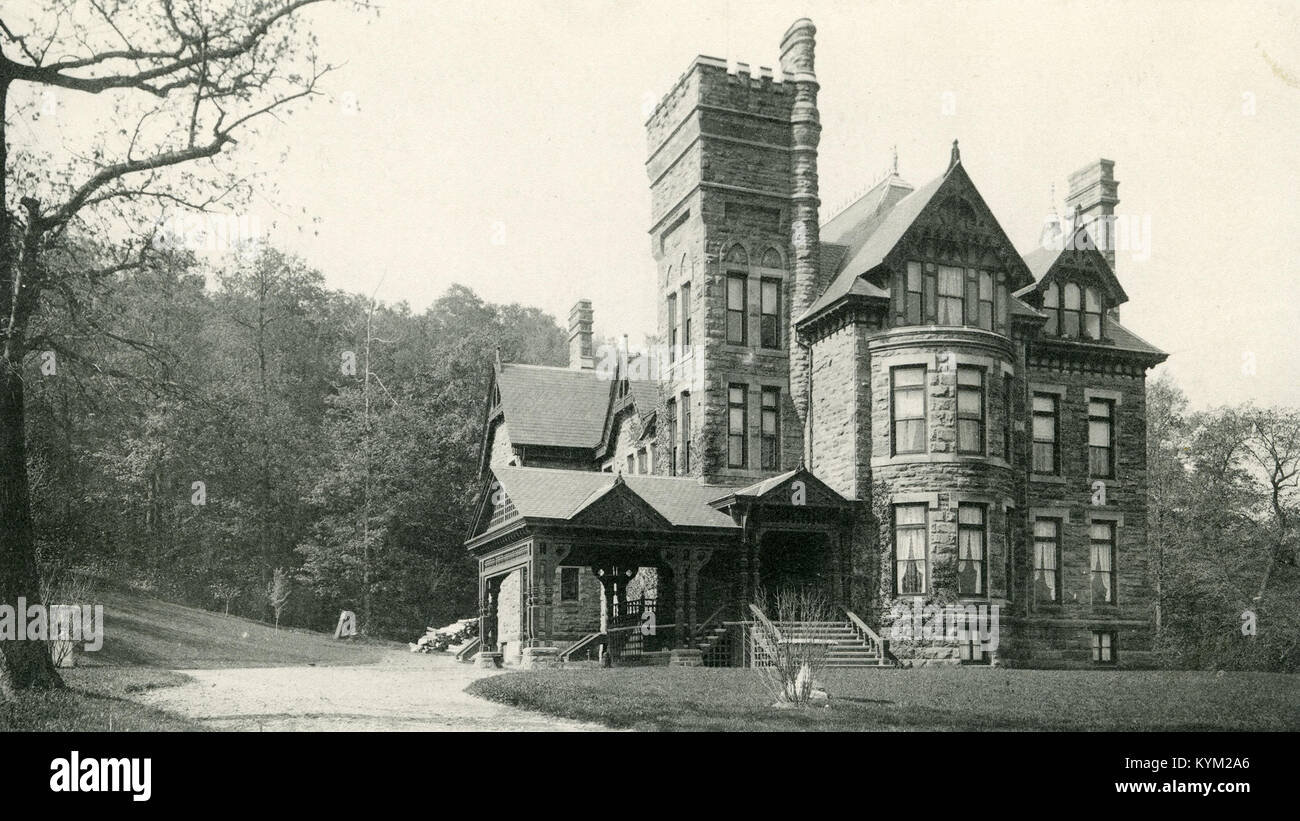 A historic photograph of Ravenscliffe, capturing the architectural ...