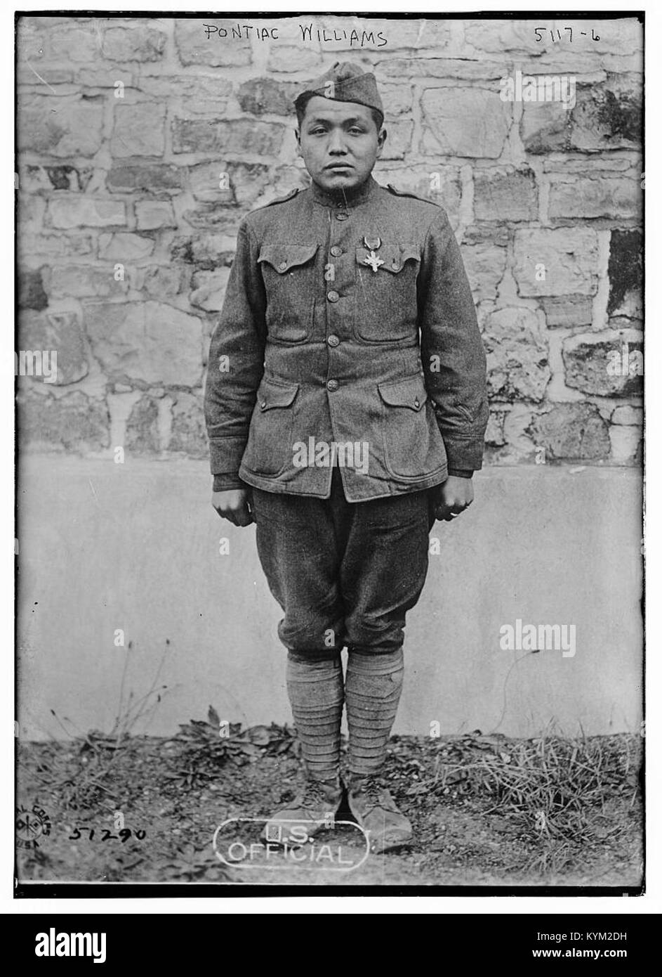 A historic photograph of Pontiac Williams, capturing a key moment in ...