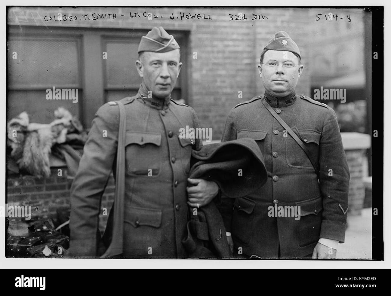 Photograph of Colonel Geo T. Smith and Lieutenant Colonel J. Howell ...