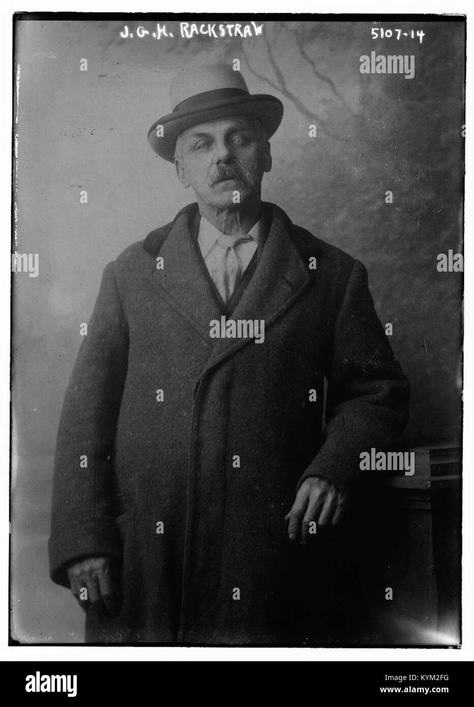 An archival image featuring JGH Rackstraw, showcasing various towns ...