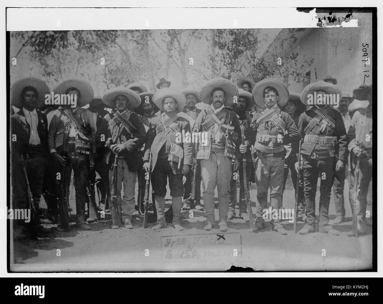 This image from the Library of Congress depicts Pancho Villa and his ...