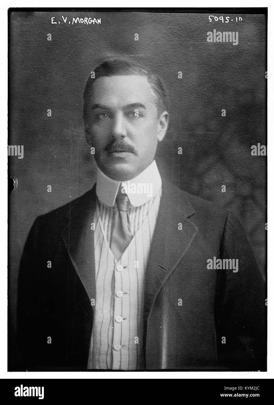 A historical photograph of EV Morgan, taken in Cheyenne. This image is ...