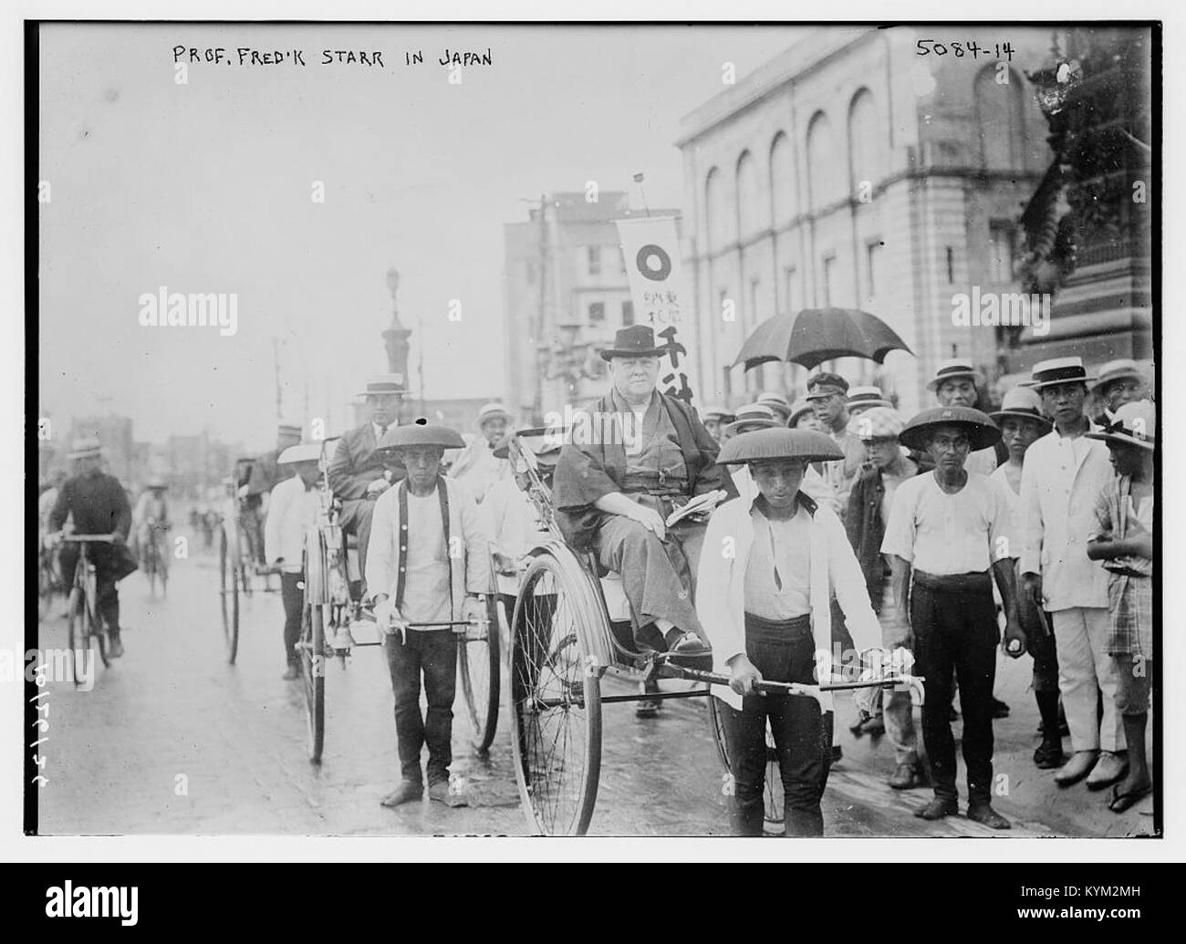 A photograph of Professor Frederick Starr during his travels in Japan ...