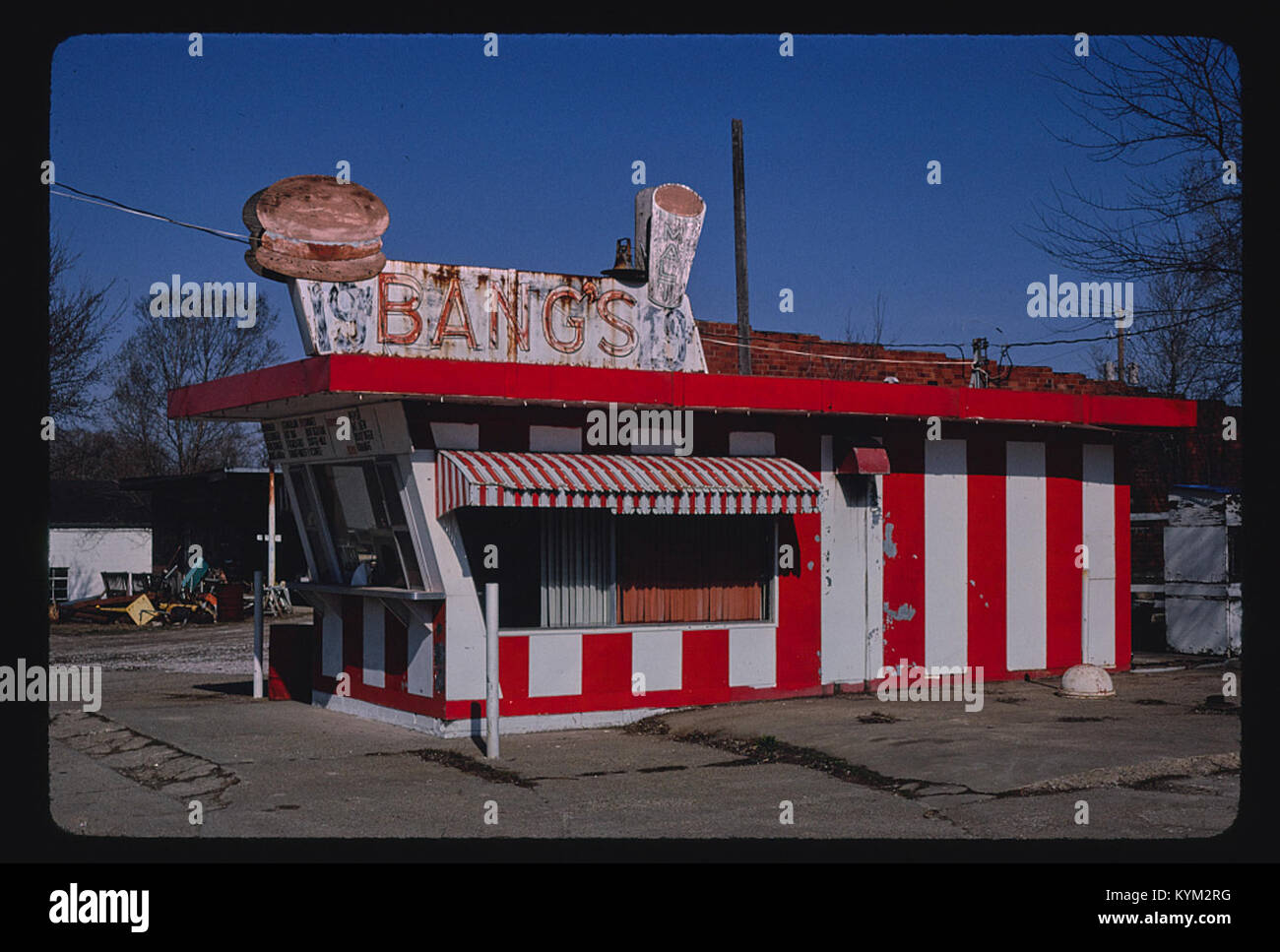 Photograph of Bang's Drive-In located along Route 34 in Chariton, Iowa ...