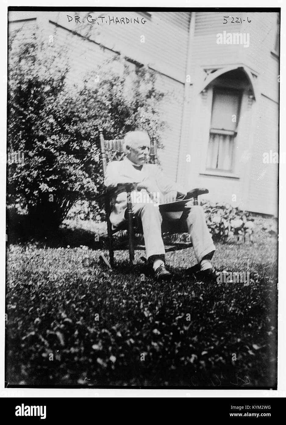 Photograph of Dr. GT Harding, taken in Cheyenne, featuring historical ...