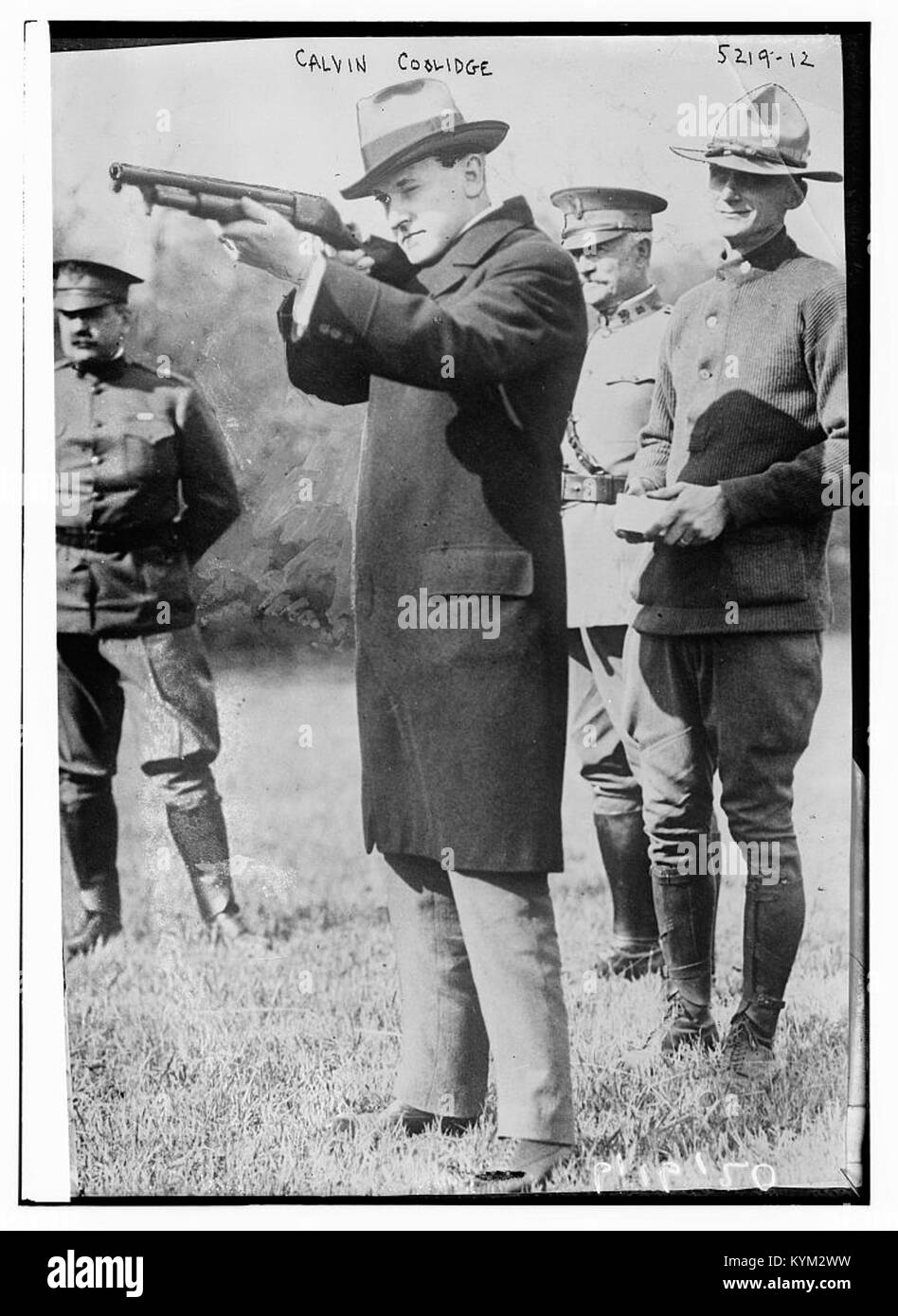 A historical photograph of Calvin Coolidge, the 30th President of the ...