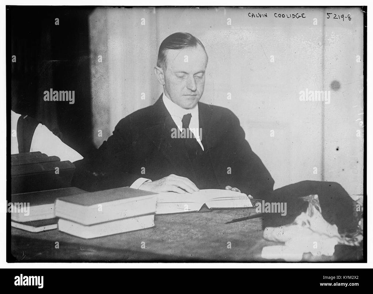A historical photograph of Calvin Coolidge, the 30th President of the ...