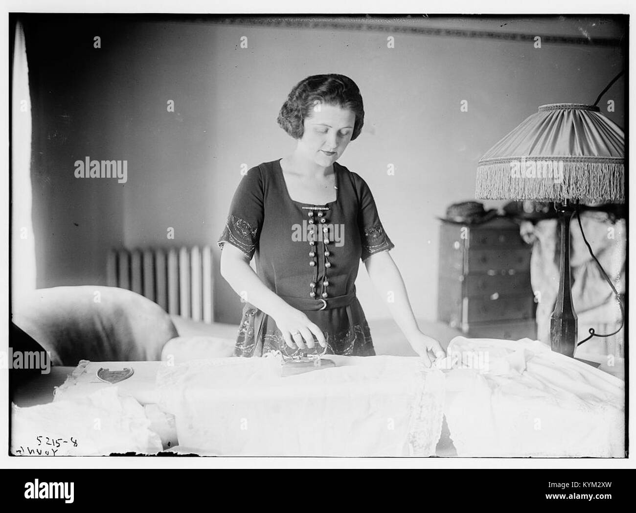 Photograph from the Library of Congress showing a historical scene with ...