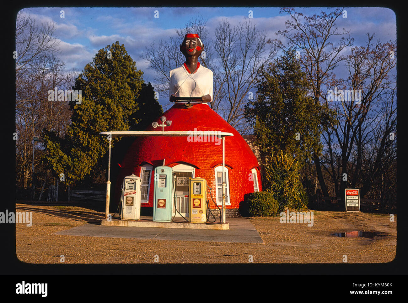 A historic image of Mammy's Cupboard, a unique and culturally ...
