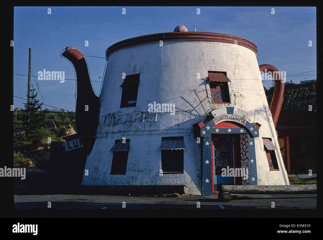 This historical image captures Bob's Java Jive, a well-known ...