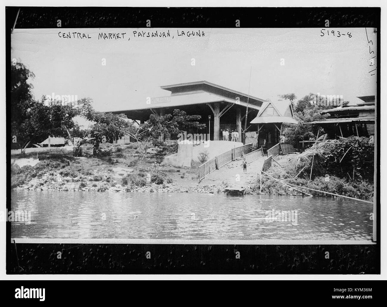 A historical image of the central market in Pagsanjan, Laguna ...