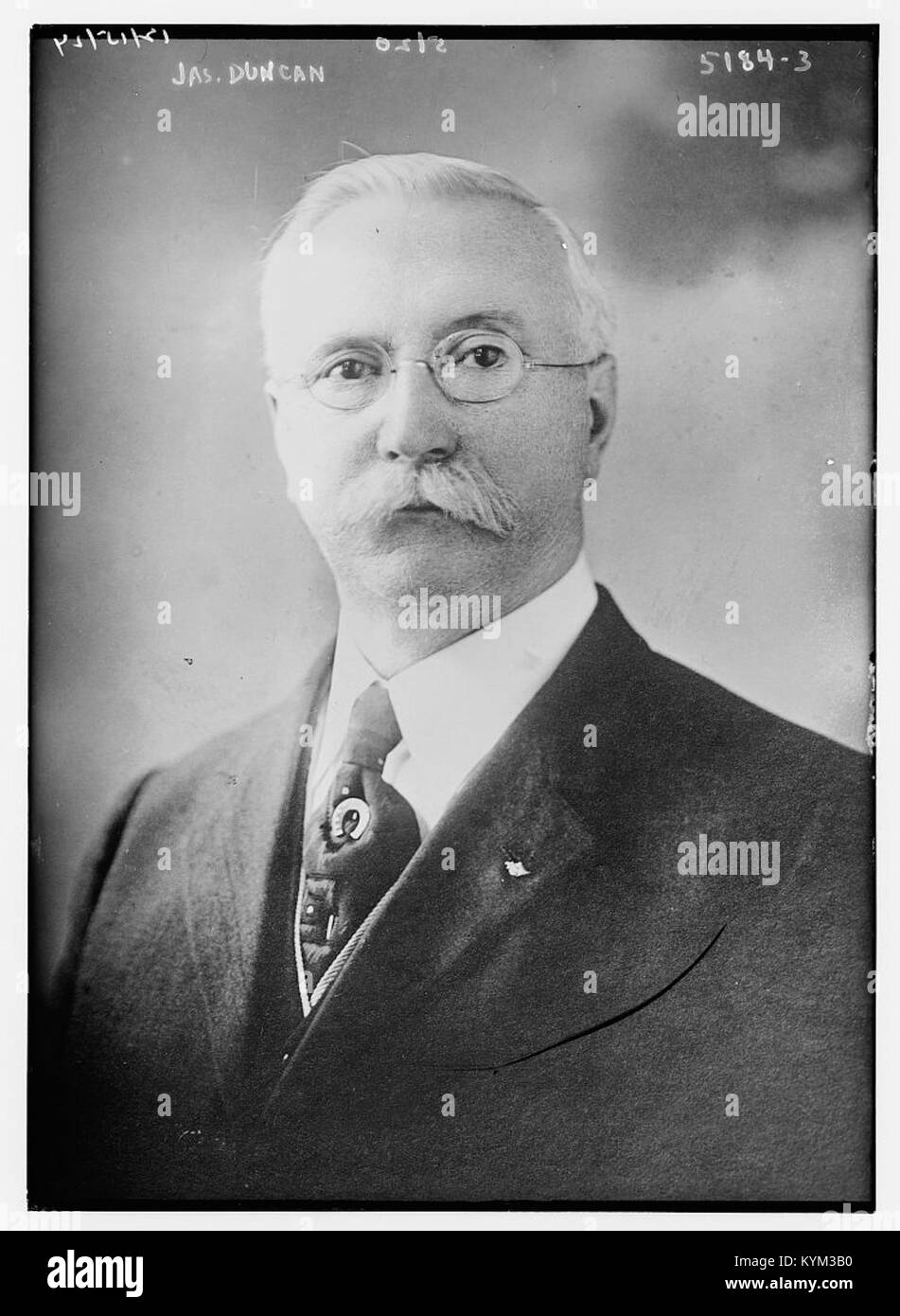 A historical photograph of Jas Duncan, part of a collection from the ...