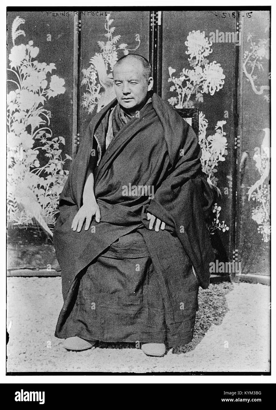 This image features Tering Rinpoche, a notable Tibetan Buddhist figure ...