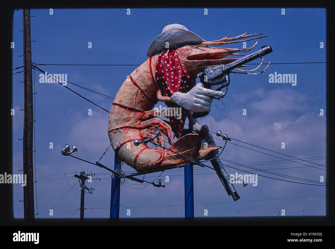Cowboy shrimp sign hi-res stock photography and images - Alamy