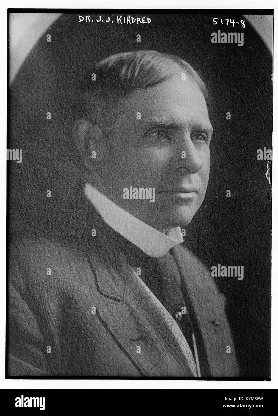 A historical illustration of Dr. JJ Kindred, captured by the Library of ...