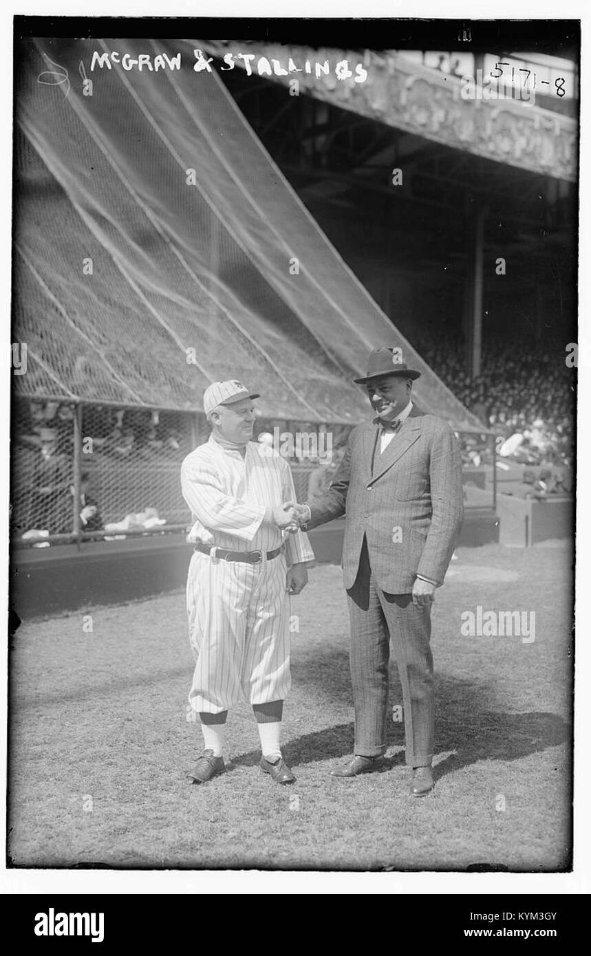 Photograph of John McGraw and George Stallings, key figures in the New ...