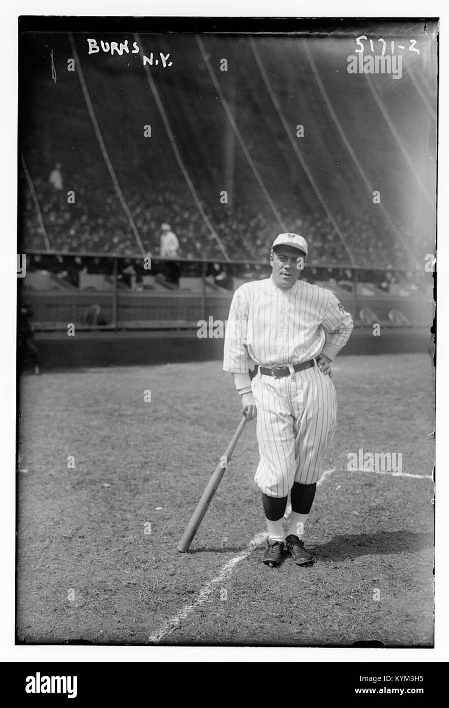 A historical photograph of George J. Burns, a baseball player from New ...