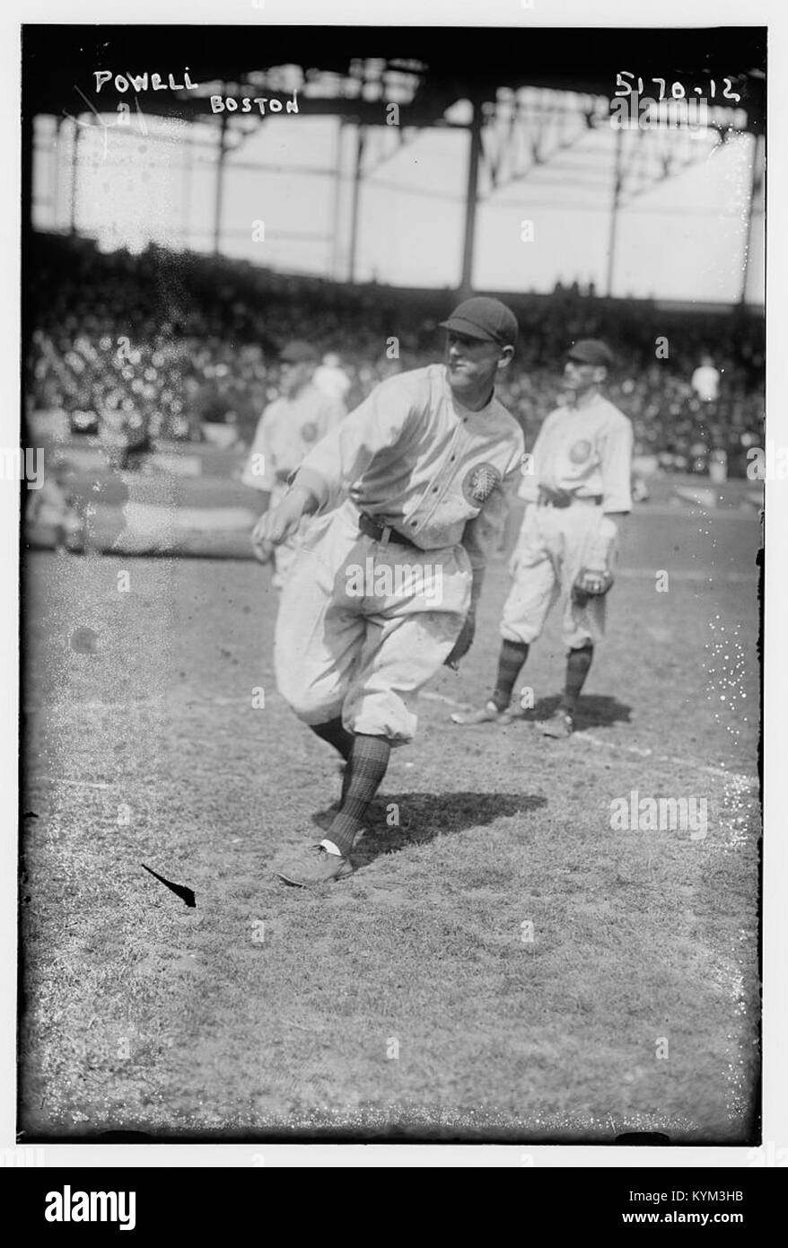 Ray Powell, a player for the Boston National League baseball team, is ...
