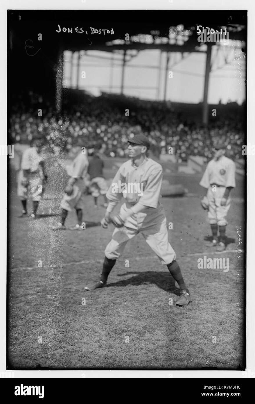 Photograph of baseball player Johnny Jones, from the Boston National ...