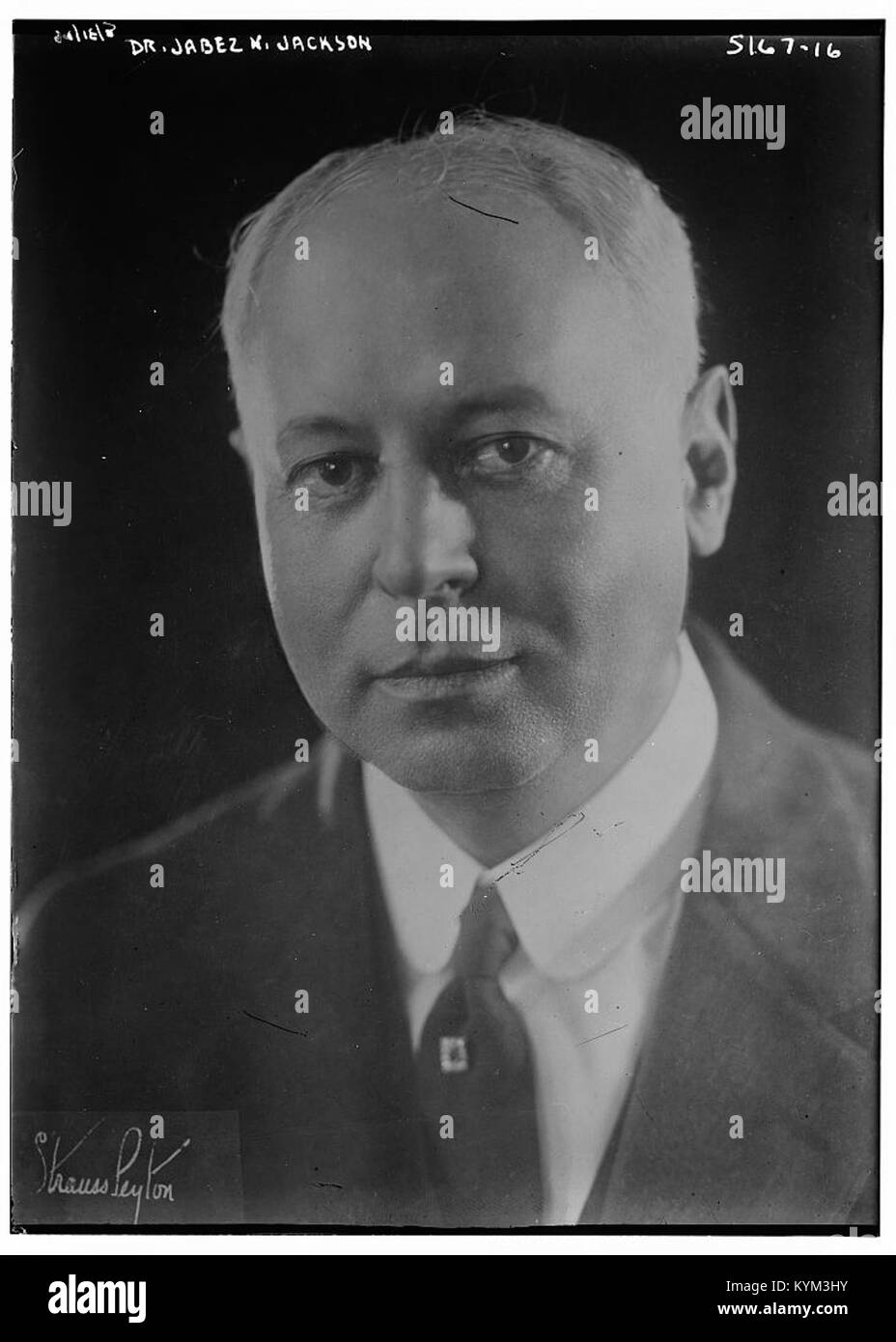 A historical image of Dr. Jabez N. Jackson, featuring his significant ...