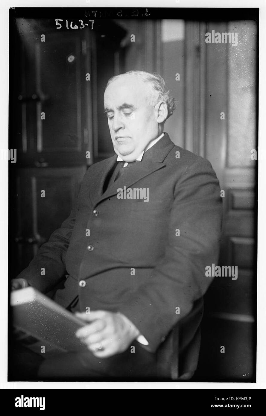 A historical image featuring JE Smith, captured by the Library of ...