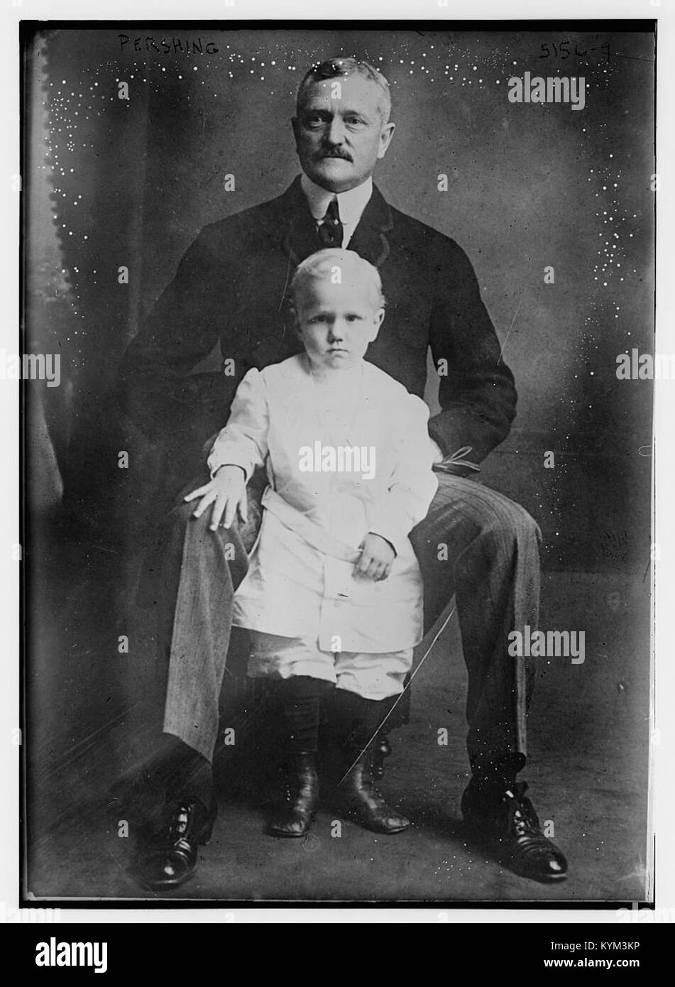 An illustration from the Library of Congress depicting General John J ...
