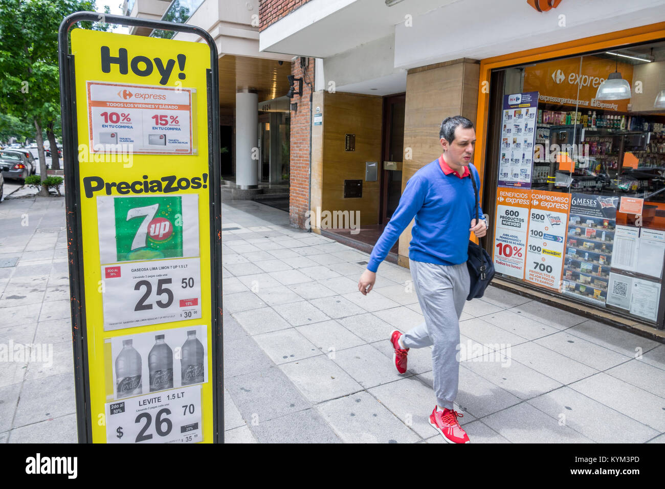 Buenos Aires Argentina,Palermo,Express,convenience store,outside,sign ...