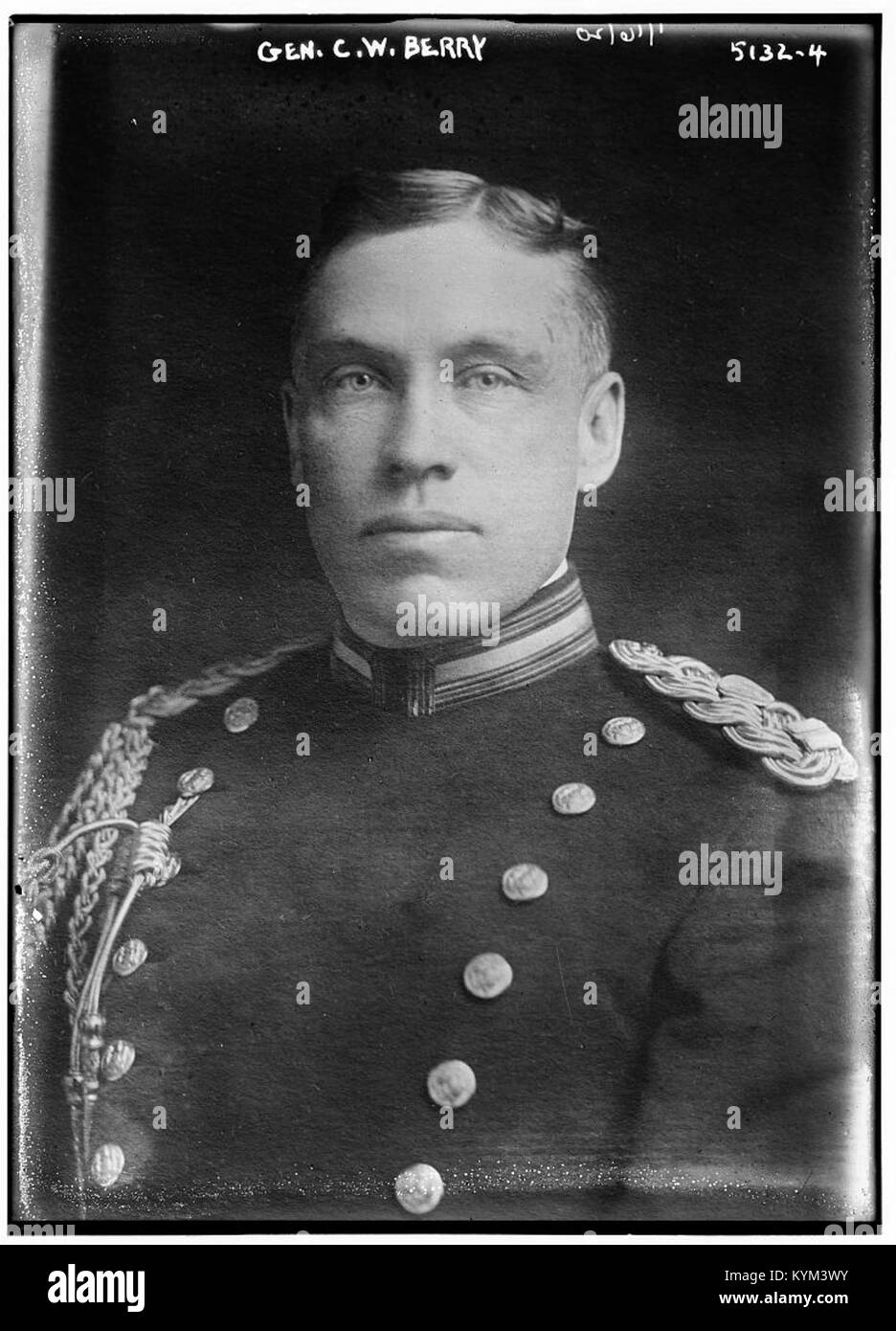 Photograph of General CW Berry, part of the Library of Congress ...