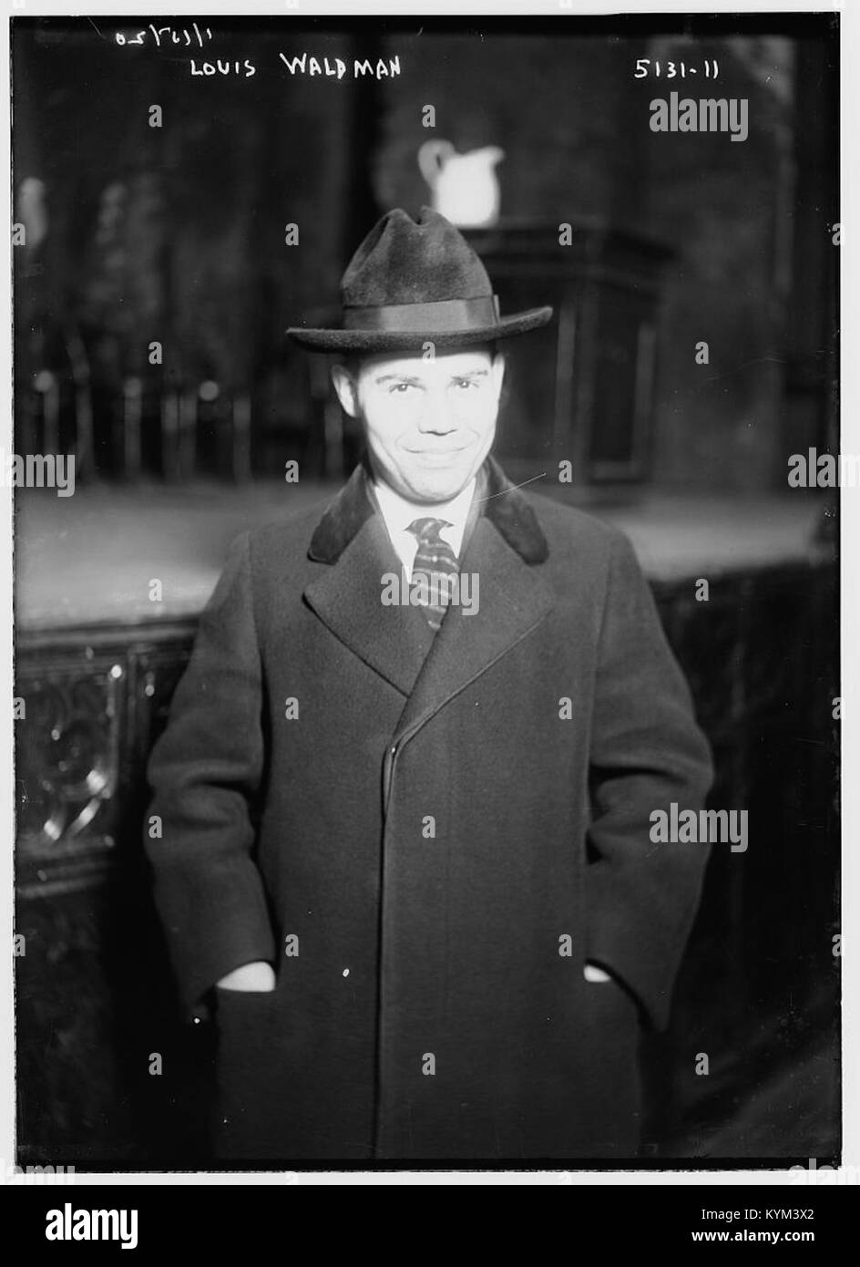 A historical photograph of Louis Waldman, an influential figure in ...