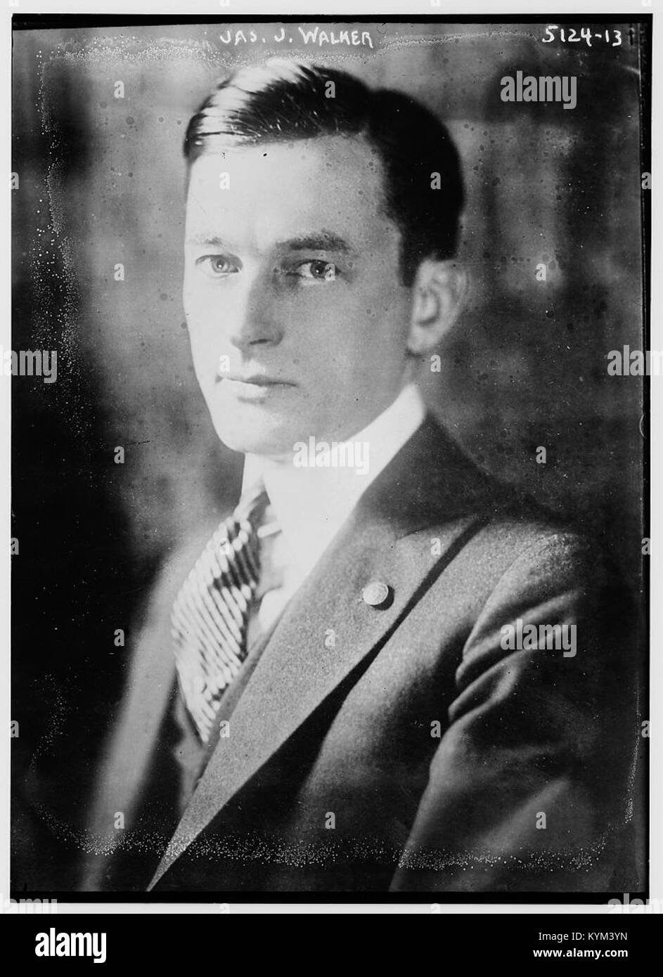 A historical portrait of Jas J Walker, taken for the Library of ...