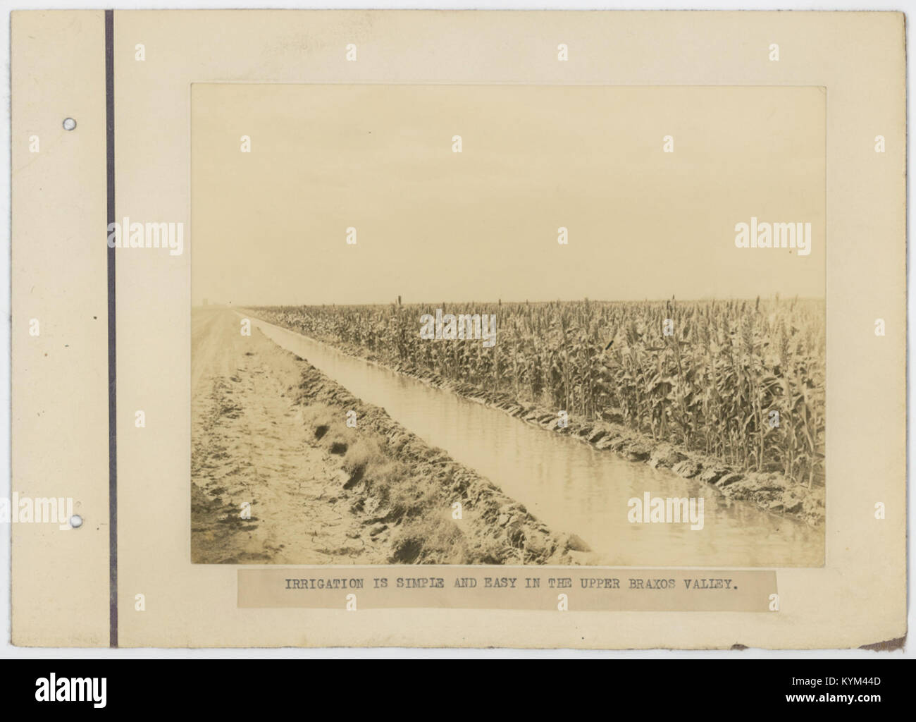 Photograph related to an irrigation project in Braxos Valley ...