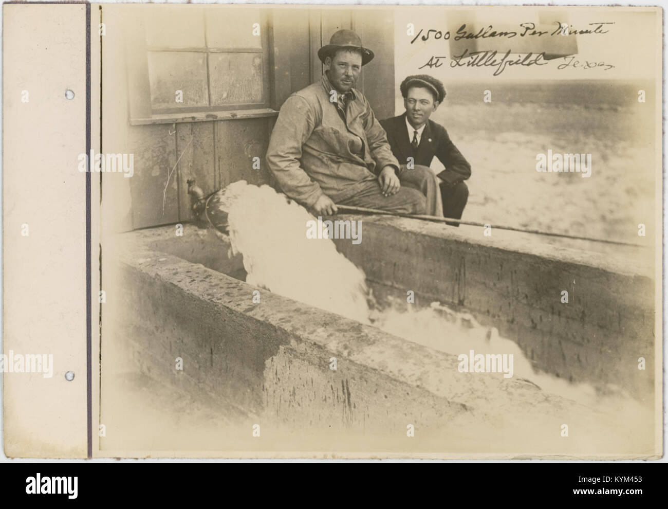 Photograph showing the high-flow water pumping system at Littlefield ...