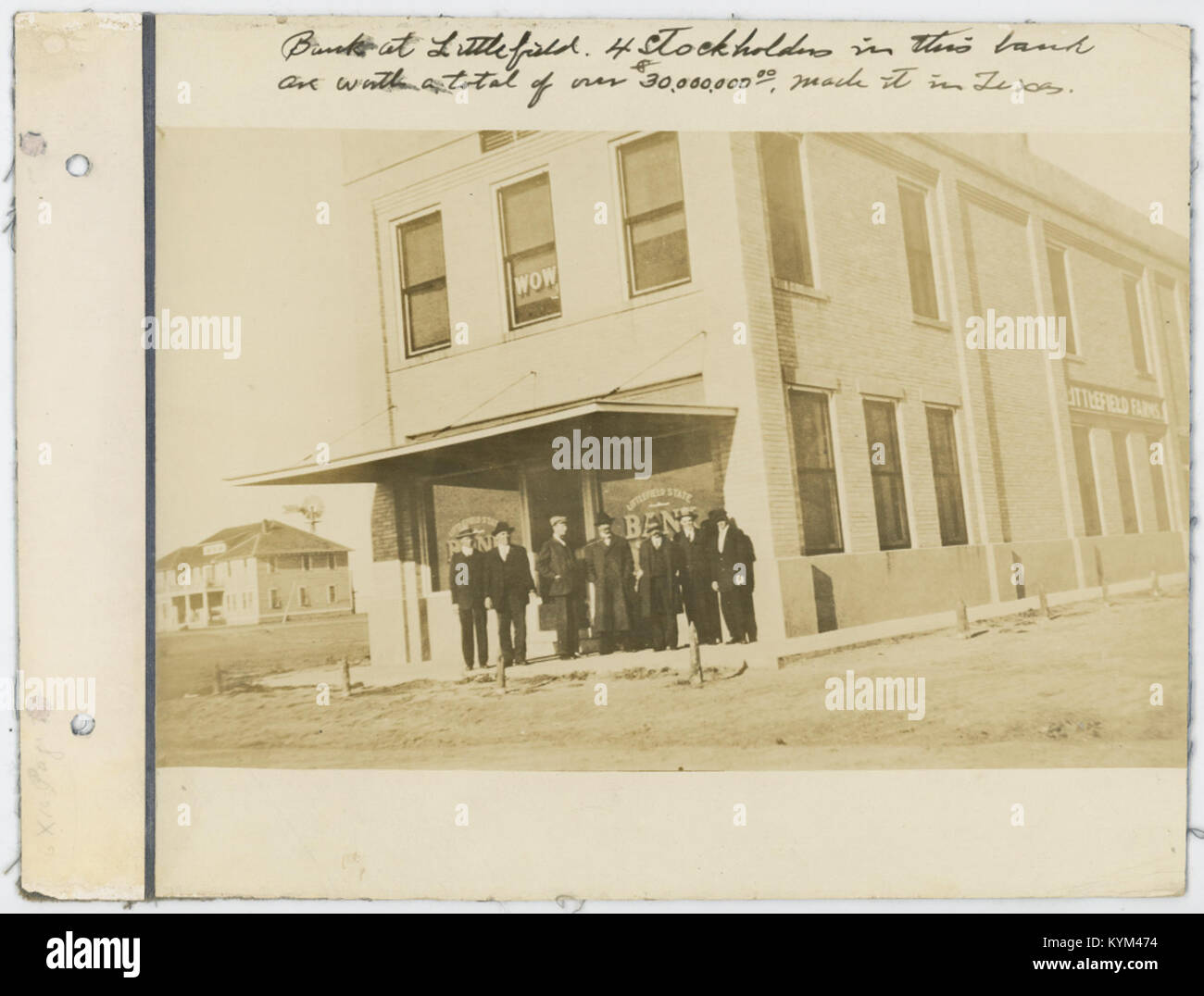 This image shows the Bank at Littlefield, highlighting the building's ...
