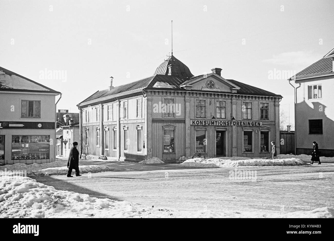 A photograph of Piteå in Norrbotten, Sweden, capturing its historical ...