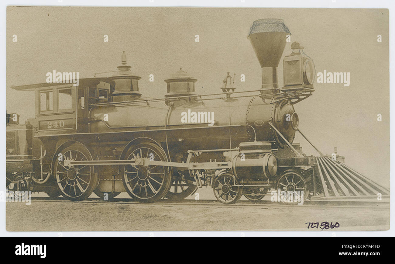 Photograph of Union Pacific Locomotive No. 240, showcasing its design ...