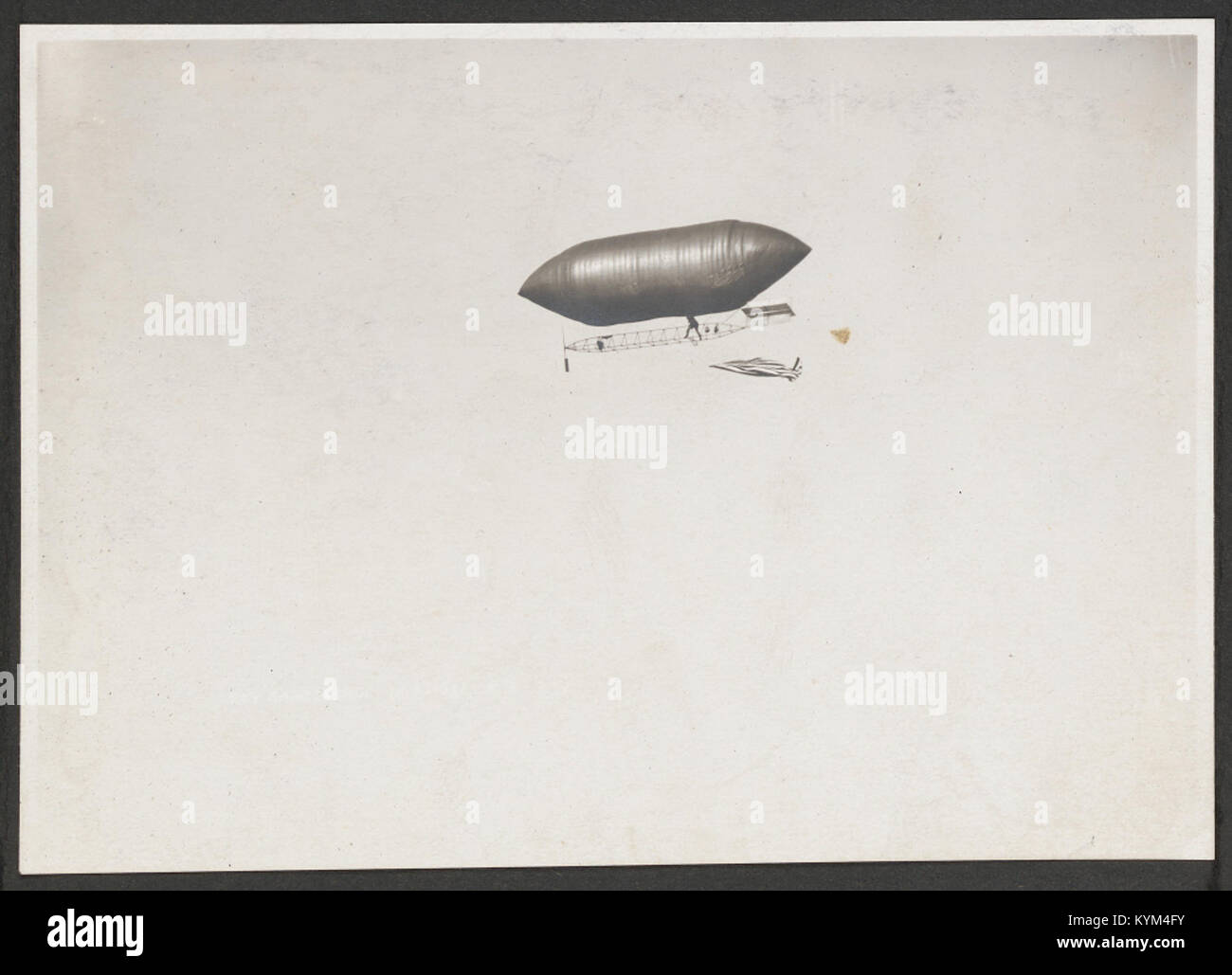 A historical image of Roy Knabenshue, a pioneer in lighter-than-air ...