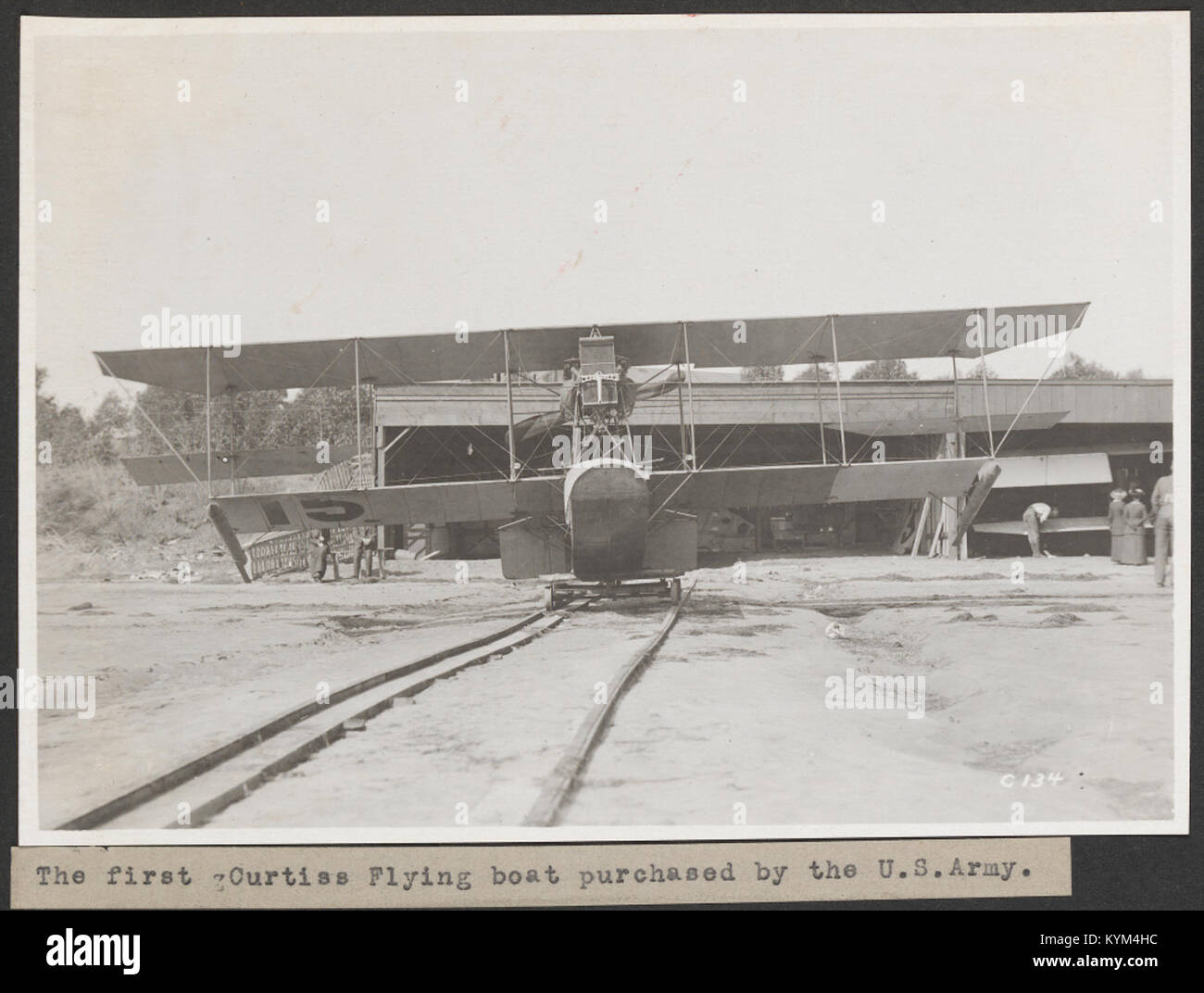 The first Curtiss Flying Boat purchased by the US Army, marking a ...
