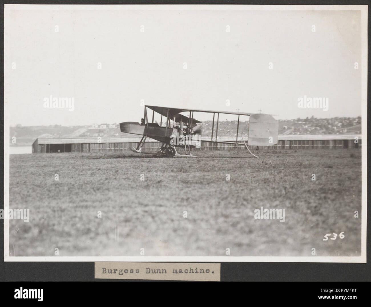 A historical photograph of the Burgess-Dunne machine, an important ...