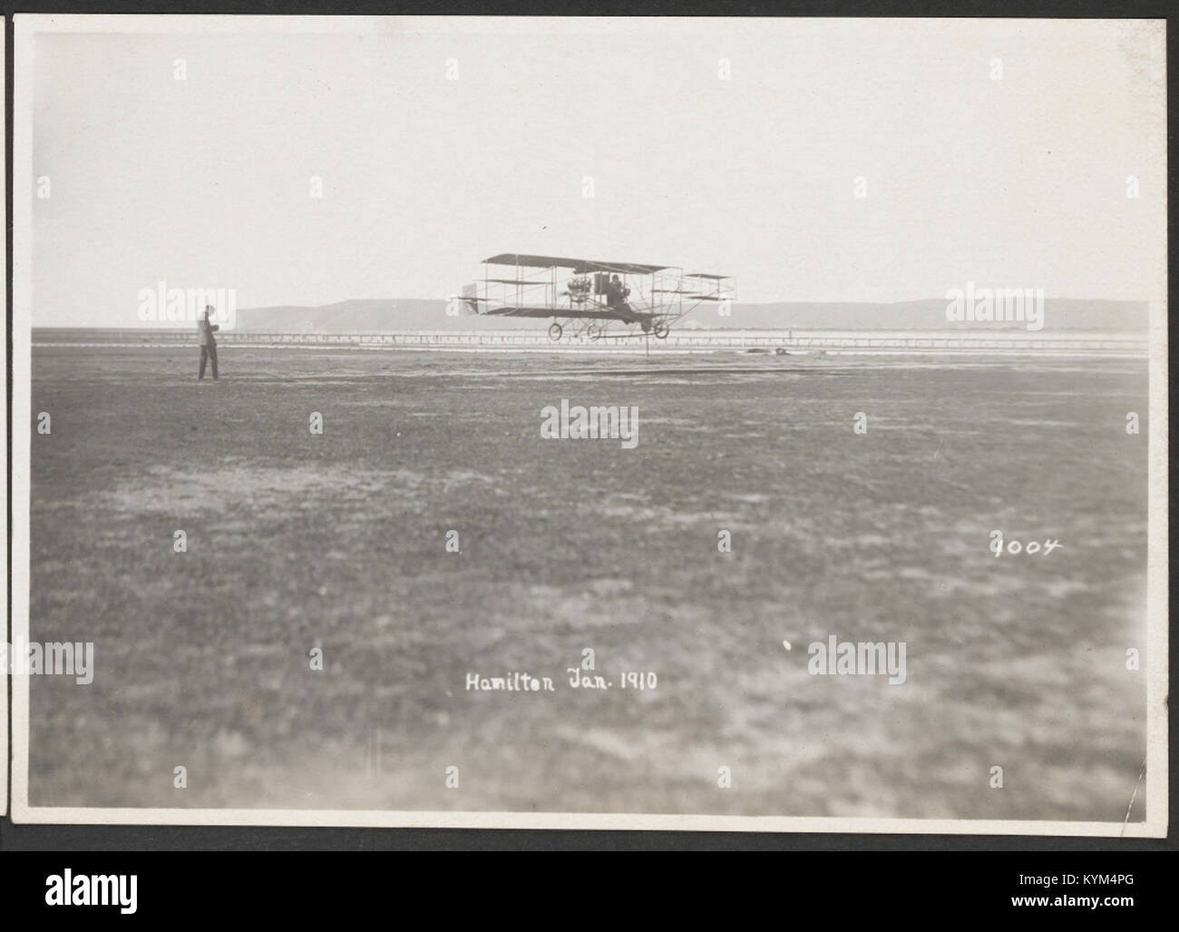Photograph of Charles Hamilton, a pioneering aviator, captured in ...