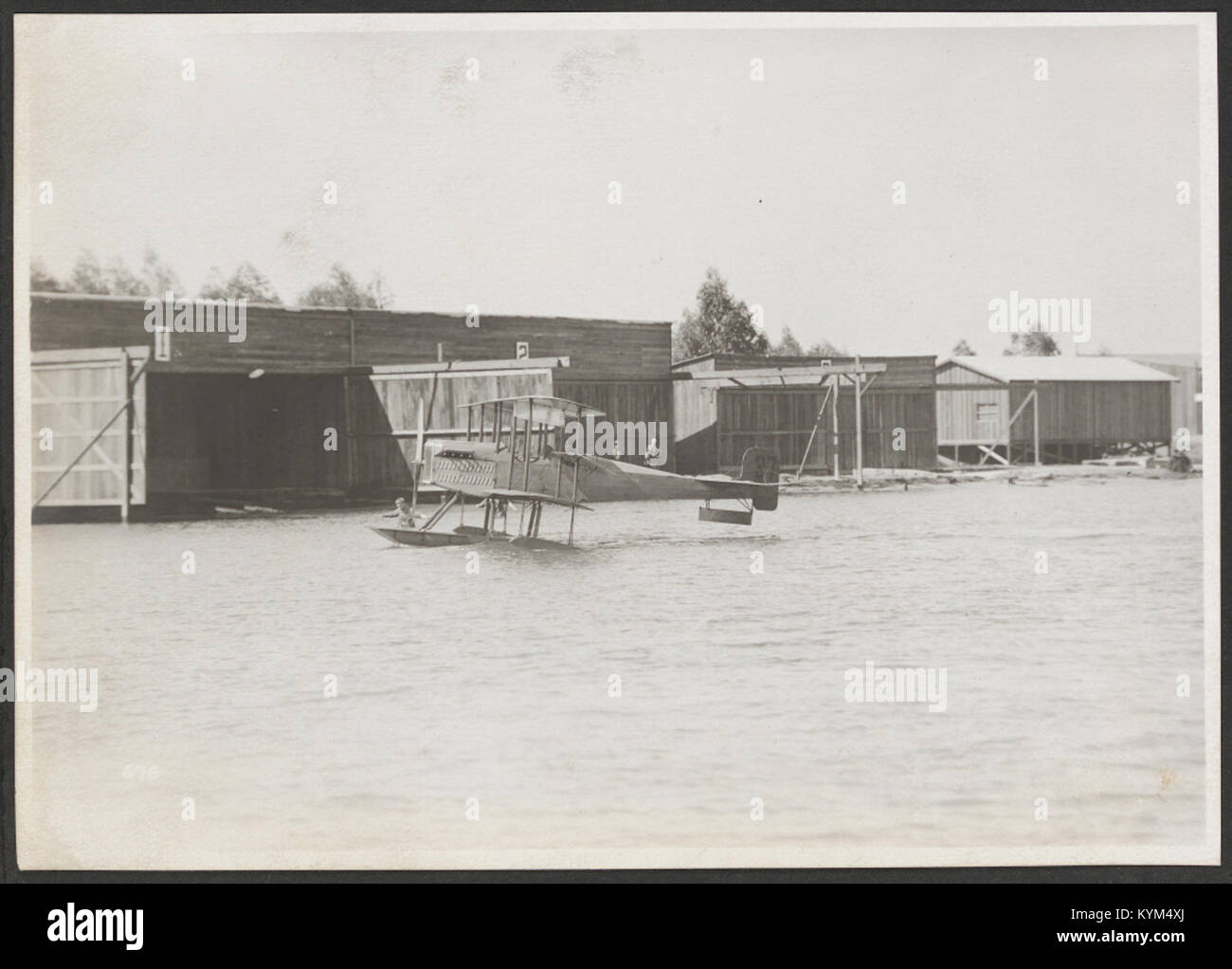 Martin TT floatplane, an early aviation aircraft, captured in this ...