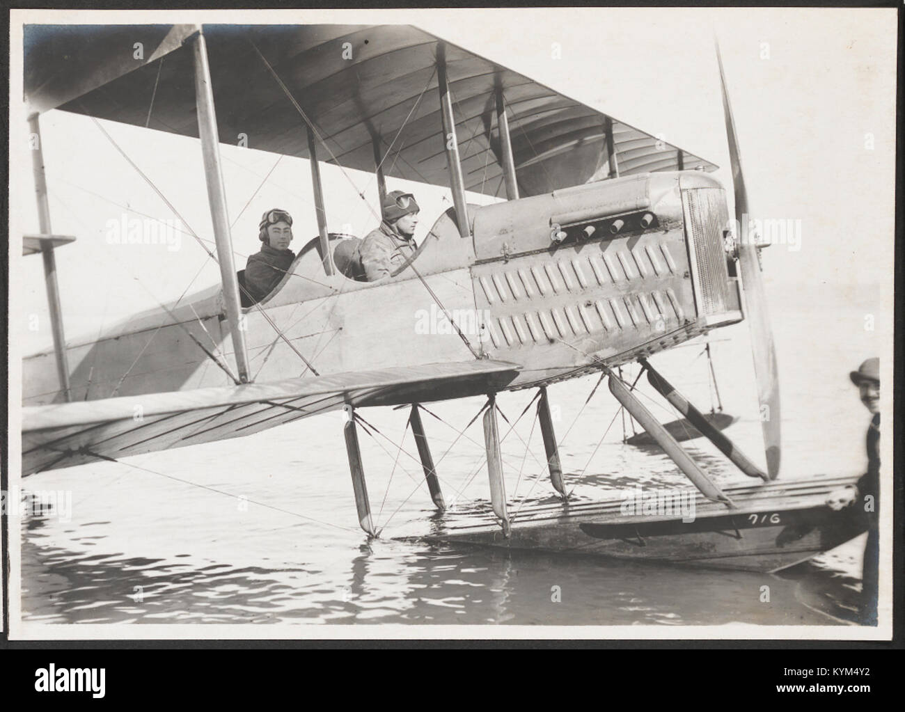 This image features aviators Doc Wildman and John Sutton in the Martin ...